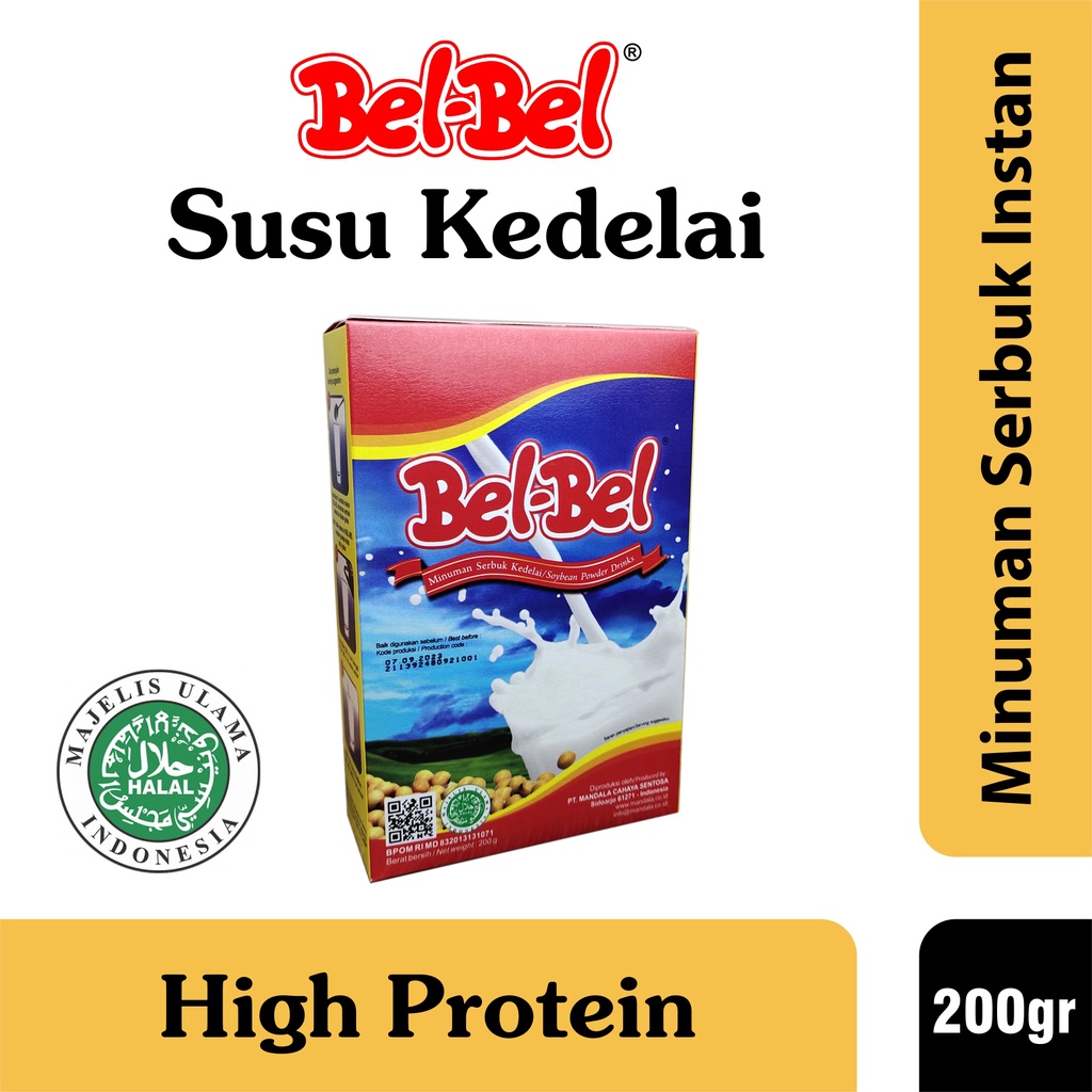 Jual Belbel Susu Kedelai 200 Gr | Halal | BPOM | Shopee Indonesia