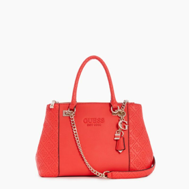 Jual Tas GUESS Holly Status Carryall Coral - Original Counter 100% ...