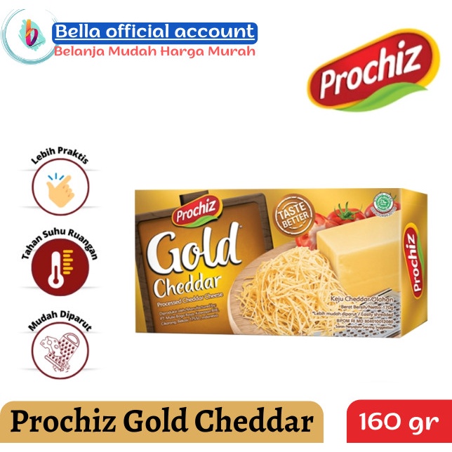 Jual PROCHIZ Cheddar Royale / Quick Melt / Spreadable / GoldCheese ...
