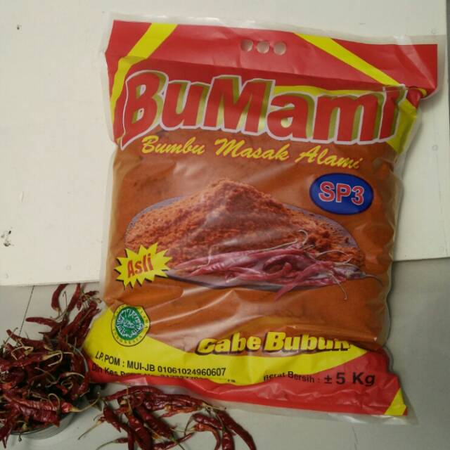 Jual 5 Kg SP3 Halus, BuMami Cabe Bubuk | Shopee Indonesia