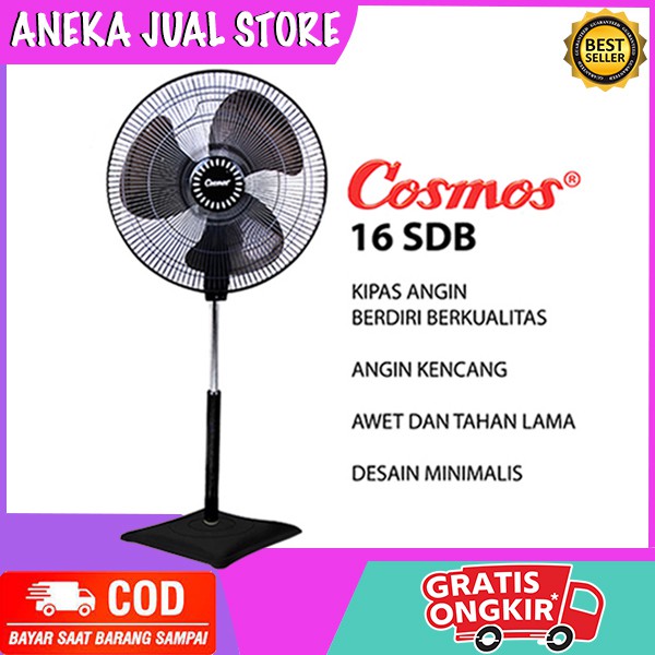Jual Cosmos 16-SDB Kipas Angin Berdiri / Stand Fan [16 Inch] | Shopee ...