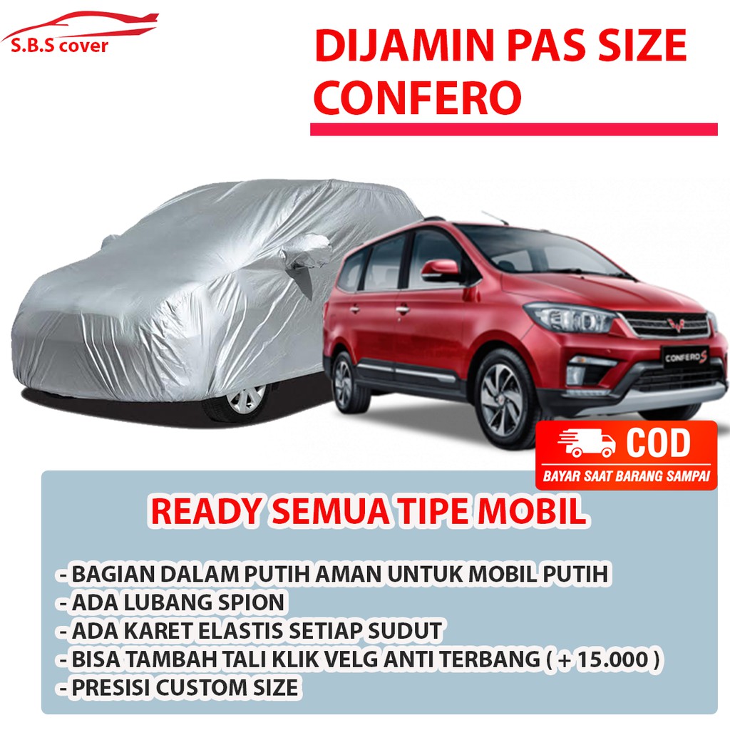 Jual Body Cover WULING CONFERO Sarung Mobil Confero /Cover Mobil ...