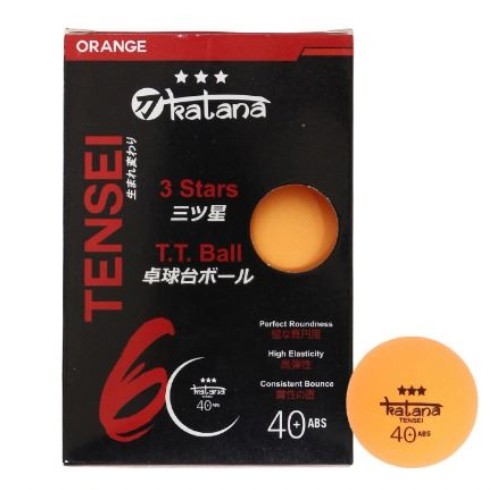 Jual Bola Ping Pong Katana K106 3 Star isi 6 Tenis Meja PingPong Original | Shopee Indonesia