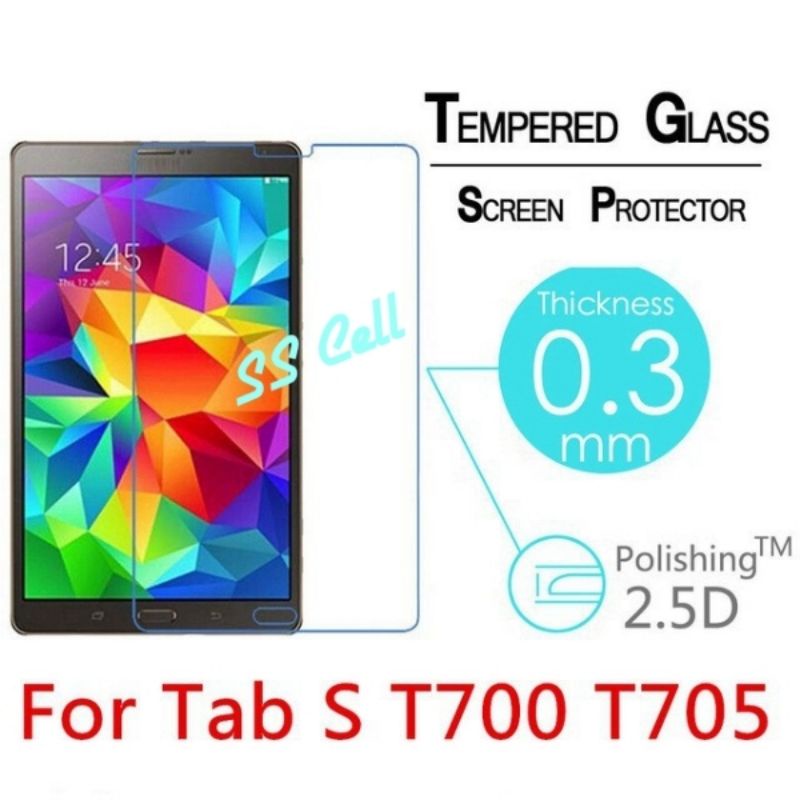 Jual Samsung Tab S 8.4 SM-T705 / T700 ScreenGuard Tempered Glass Anti ...
