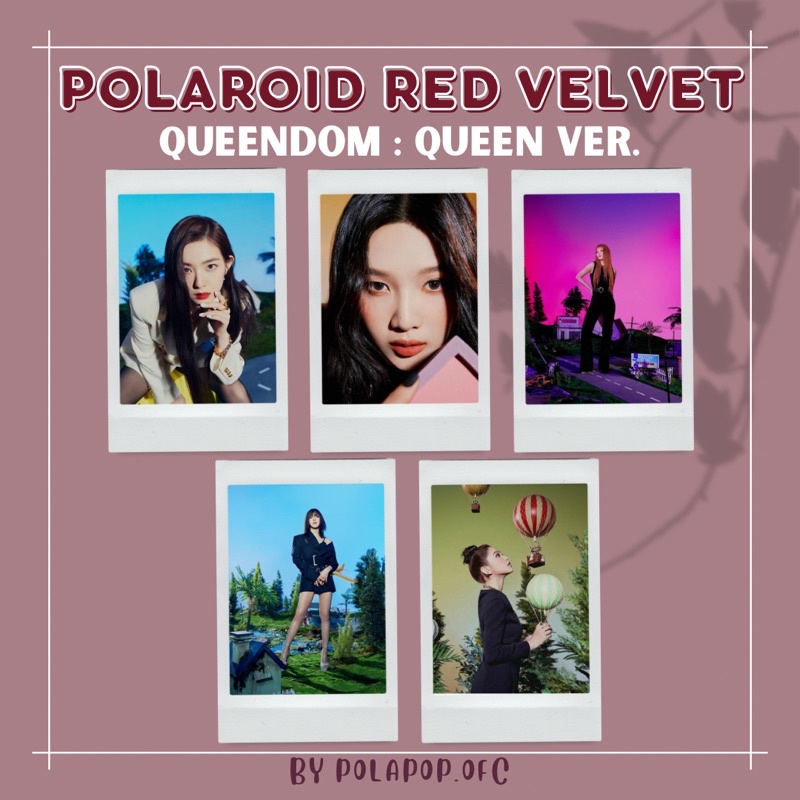 Jual RED VELVET POLAROID QUEENDOM QUEEN VERSION | ORIGINAL FUJIFILM | IRENE JOY SEULGI WENDY ...