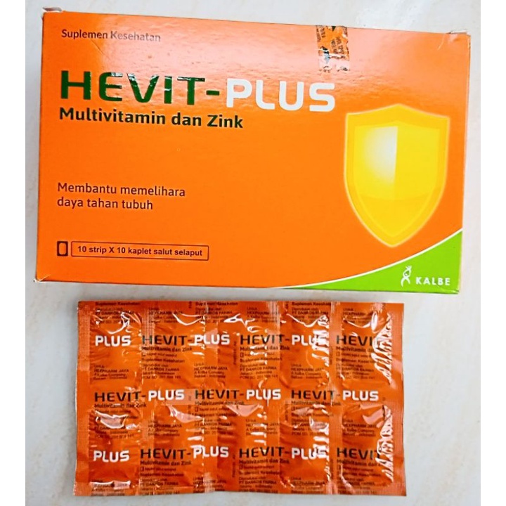 Jual Hevit-Plus Multivitamin dan Zink (per strip) | Shopee Indonesia