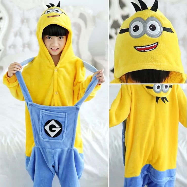 Jual BAJU ONESIE MINION DESPICABLE ME PIYAMA KOSTUM PESTA ANAK | Shopee ...