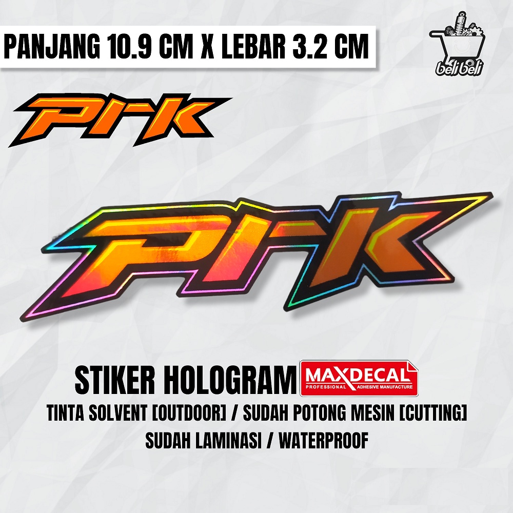 Jual stiker prk viral / stiker viral terbaru / stiker hologram / stiker ...