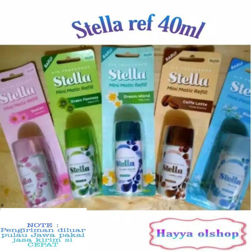 Jual STELLA REFFIL MINI MATIC 40ML PROMO | Shopee Indonesia