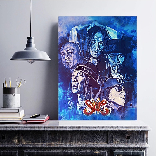 Jual Poster Musik SLANK Hiasan Dinding Poster Kayu Walldecor Pajangan ...
