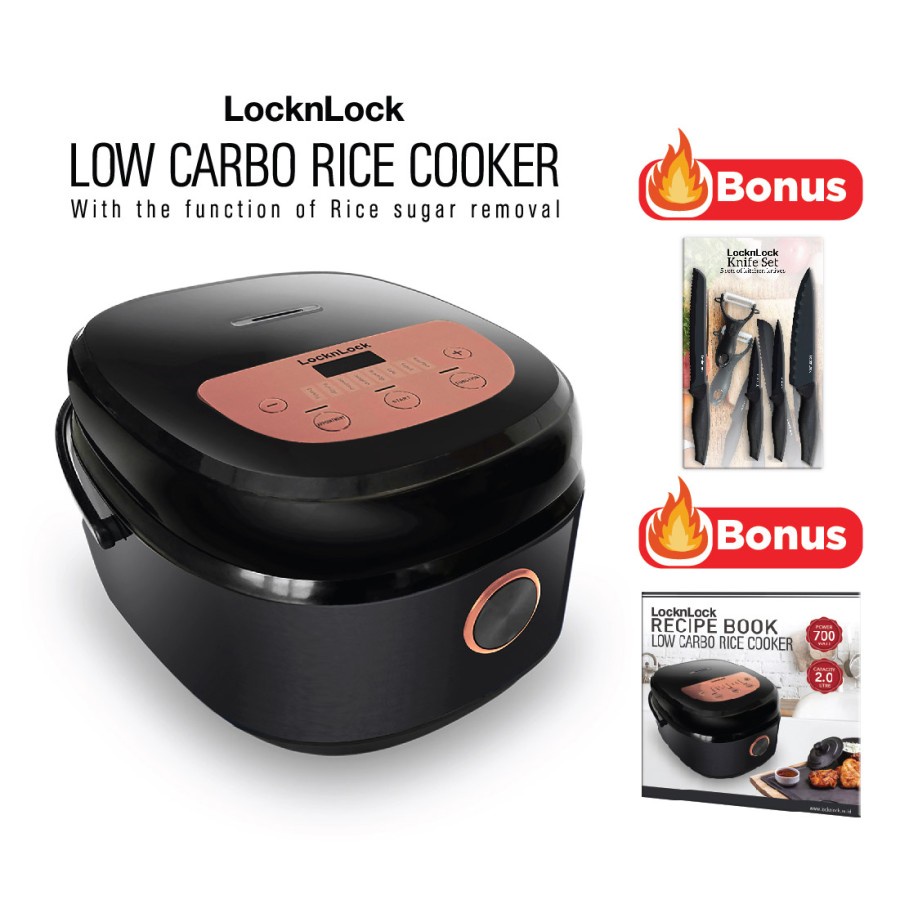 Jual LOCK N LOCK LOW CARBO RICE COOKER | Shopee Indonesia
