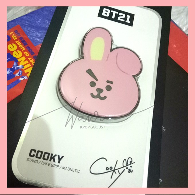 Jual [READY STOCK] BT21 Official Line Friends GRIPTOK (Stand/Safe Grip ...