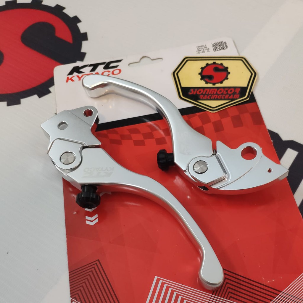 Jual Brake Lever / Handle Set Honda Vario 150 / Beat Fi Silver KTC ...