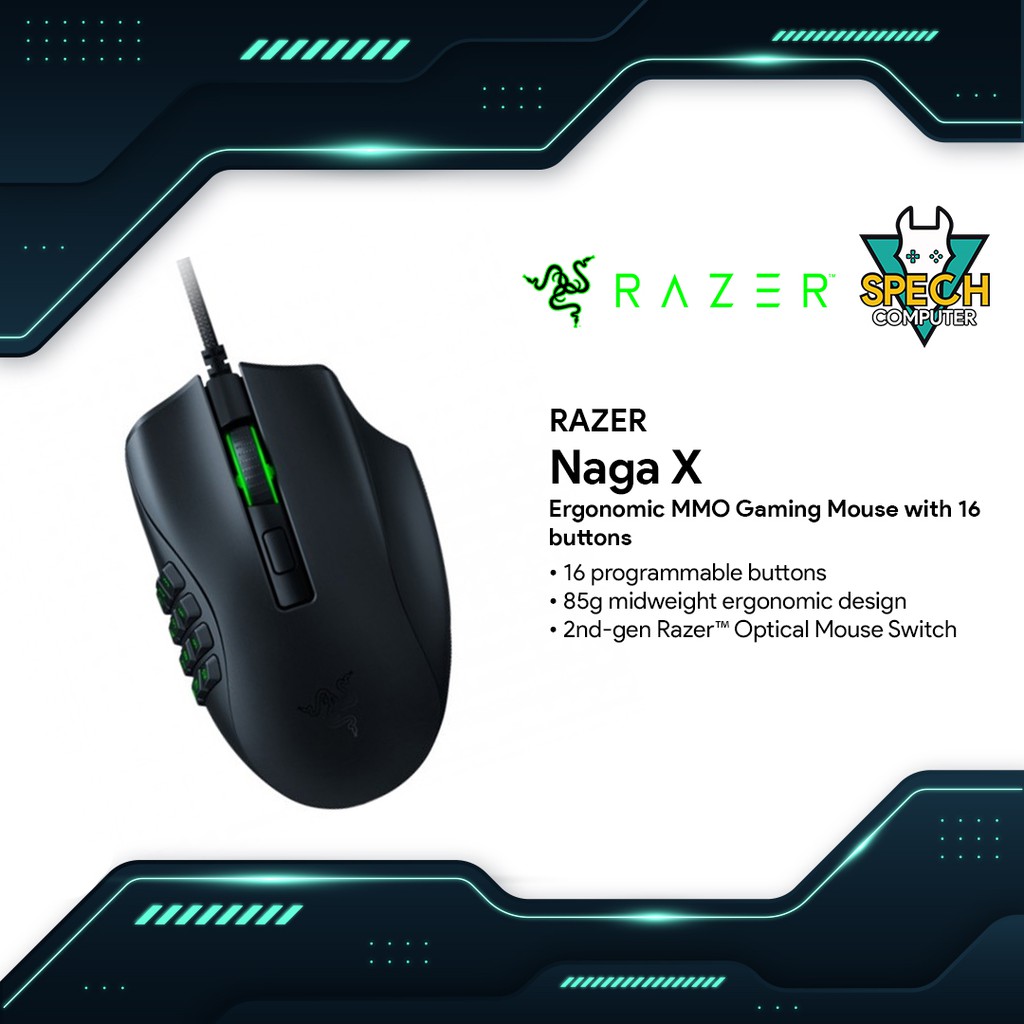 Jual Razer Naga X Wired MMO Gaming Mouse | Shopee Indonesia