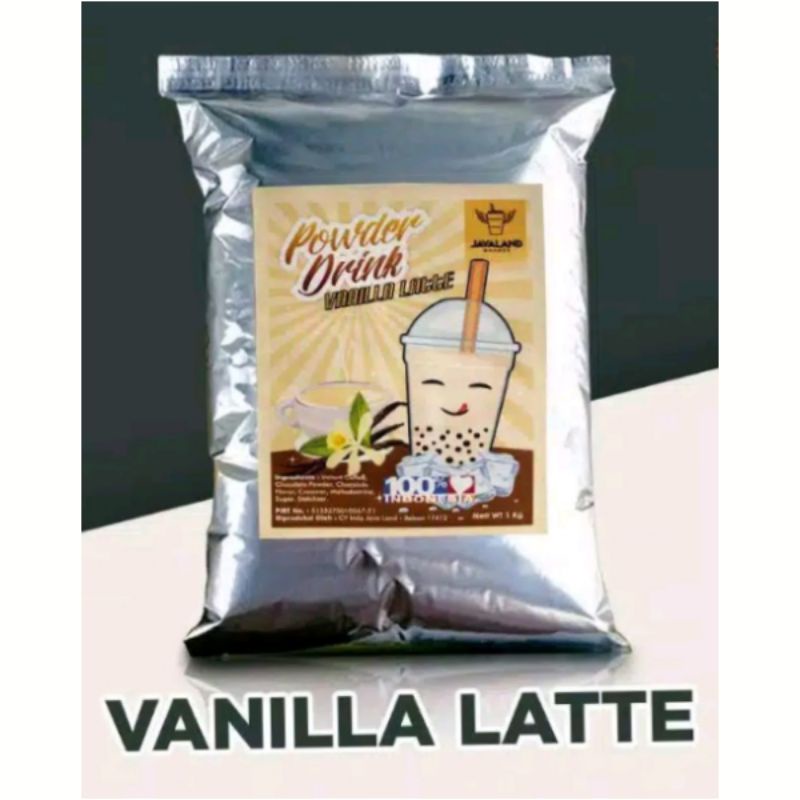 Jual Bubuk minuman reguler rasa VANILA LATTE (1kg) | Shopee Indonesia