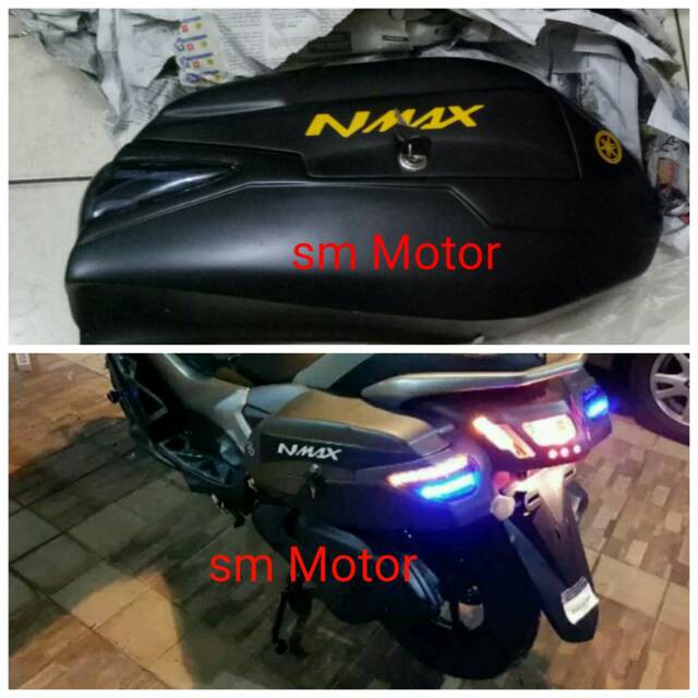 Jual Side box/Box Samping Nmax Model slim kotak lebih slim lebih mini ...