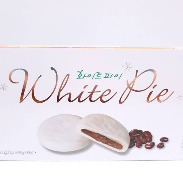 Jual Samjin White Pie Red Bean Mochi Rice Cake Snack Korea Kue Moci ...