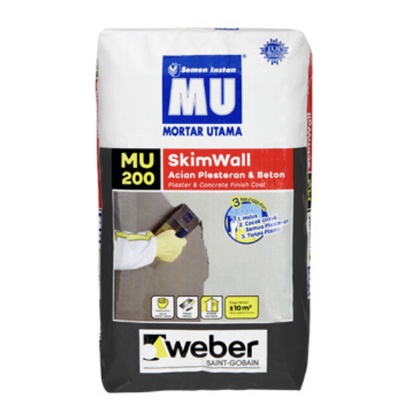 Jual MU200 - Mortar Utama MU 200 Acian Plesteran & Beton 20KG / 20 KG ...