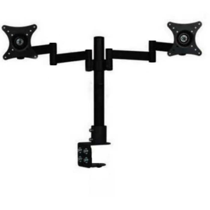 Jual Bracket monitor 20 22 24 26 27 Inch 2 Layar Kanan Kiri Adjustable ...