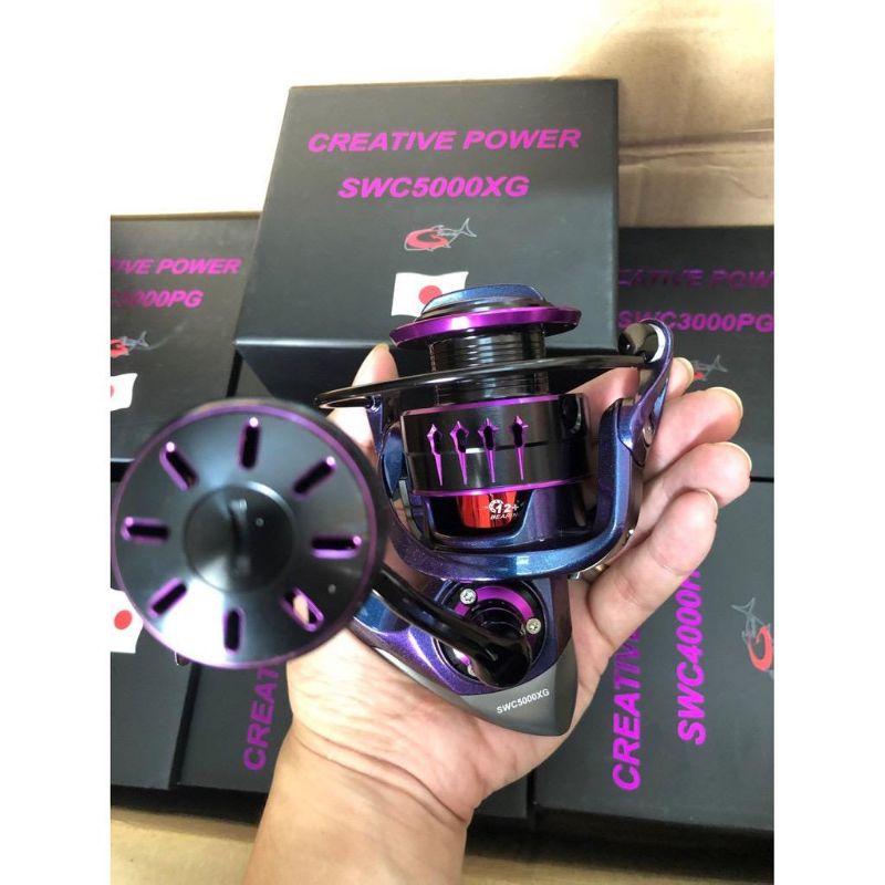 Jual Reel Gtech Creative Power SWC4000HG SWC5000HG Power Handle Metal ...