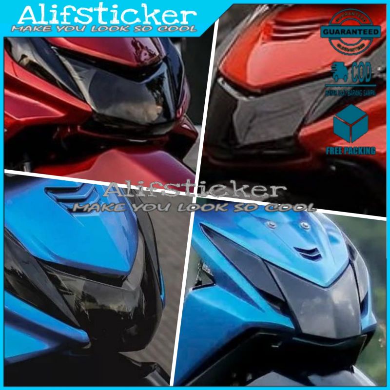 Jual Stiker Lampu Heanlamp HitamTransparan Gelap 80% Sticker Lampu ...
