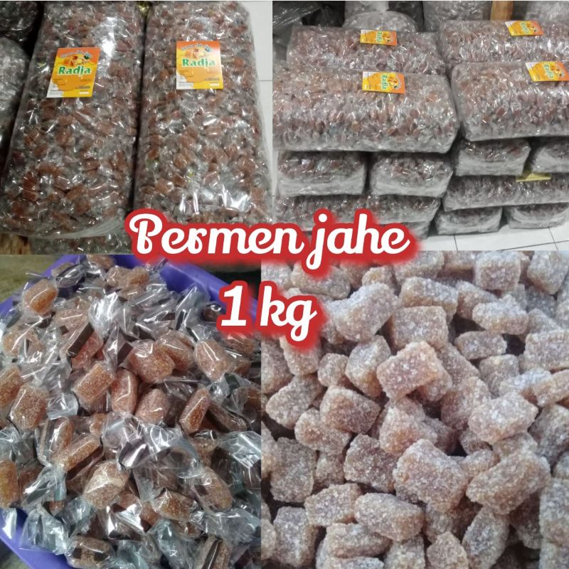 Jual Permen Jahe Asli 100 % Original 1 kg/Permen Jahe Radja | Shopee ...