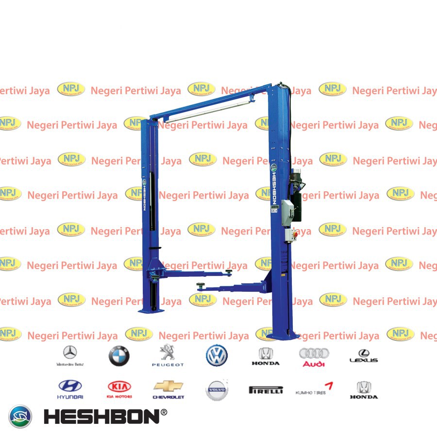 Jual Heshbon Two Post Lift 4 Ton HL-26K - Lift Mobil Hydraulic 2 Tiang | Shopee Indonesia