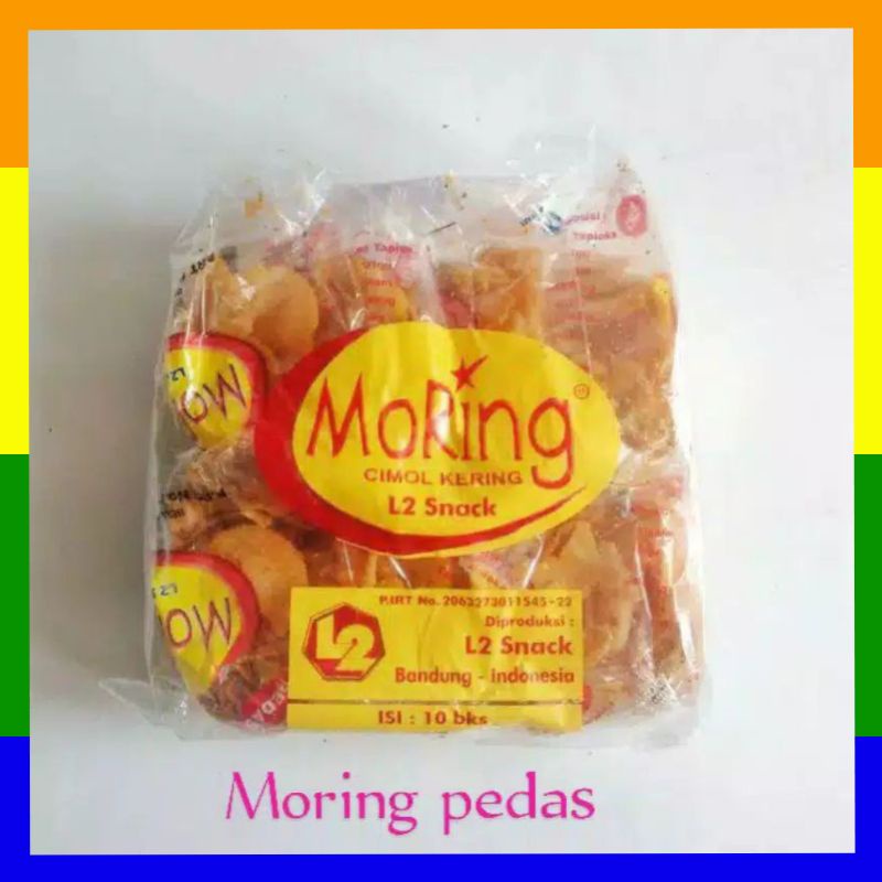 Jual Moring/Cimol Kering Asin/Pedas isi 10/Pak Jajanan Murah | Shopee ...
