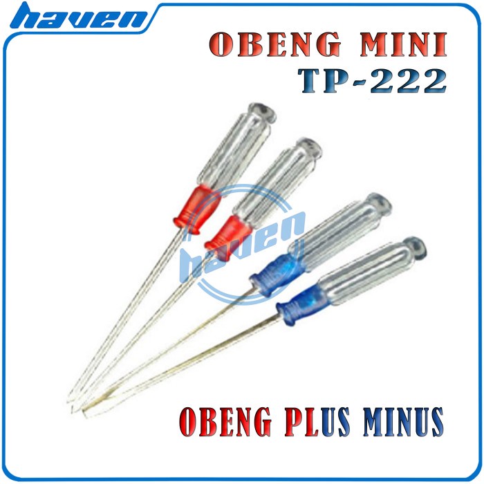 Jual Obeng Mini Transparan Plus Minus / Obeng Mini 3 Inch / Obeng Kecil ...