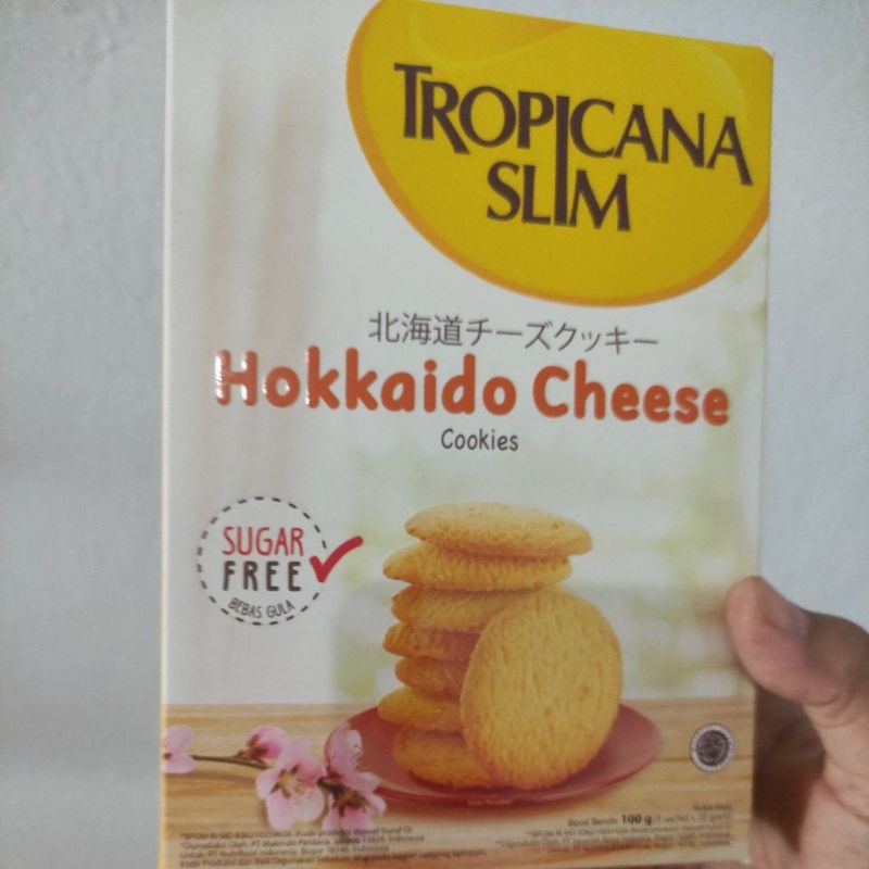 Jual MONIESHOP- TROPICANA SLIM COOKIES Hokkaido Cheese Cookies 100g/ Klepon/ Korean Galic butter ...