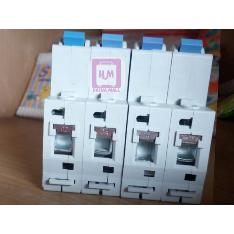 Jual MCB Schneider Biru SNI Standart PLN 16A 10A 6A 4A 2A Baru | Shopee Indonesia