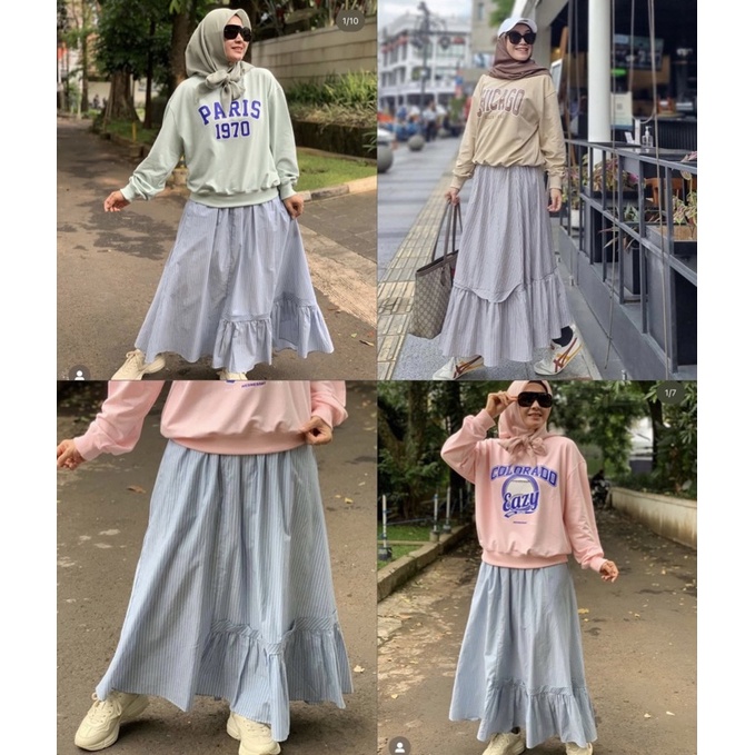 Jual New arrival by @eazy.style Basic sweater (mint , dusty,mocca ...