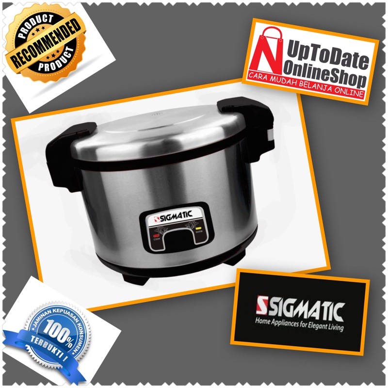 Jual RICE COOKER BESAR SIGMATIC SMC560SS | Shopee Indonesia