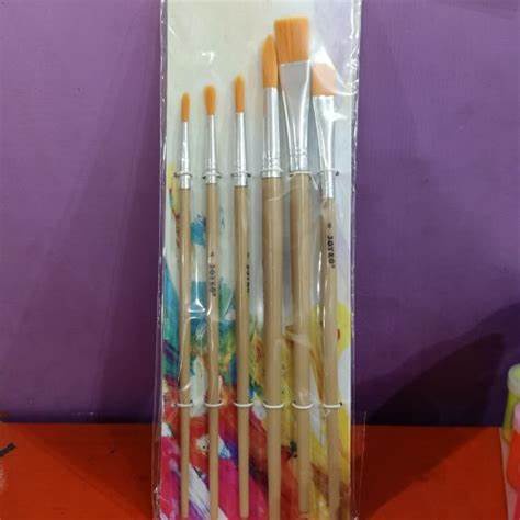 Jual Kuas Lukis / Brush Joyko Set BR-1/ KUAS JOYKO SET BR-1 Isi 6 Nilon ...
