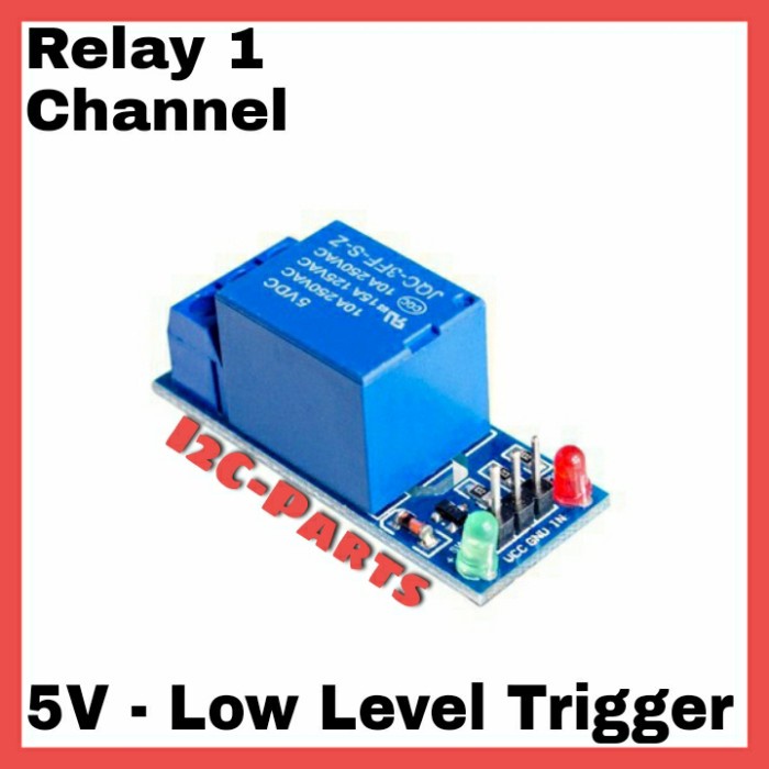 Jual 5v Relay 1 Channel Module For Arduino STM32 Raspy Low Level ...