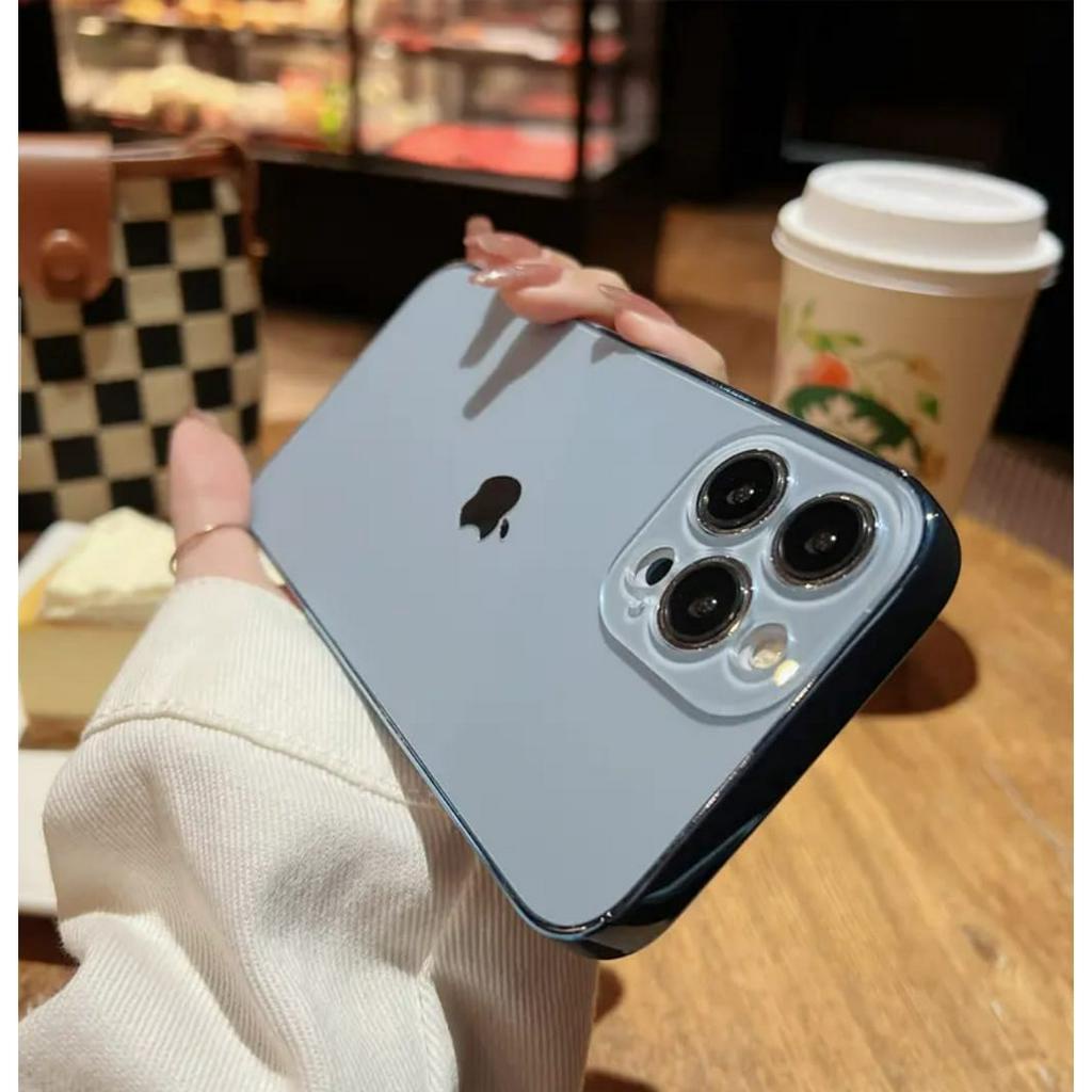 Jual CASE PRO LUXURY PREMIUM CHROME MATTE IPHONE 15 14 13 12 11 + PLUS ...