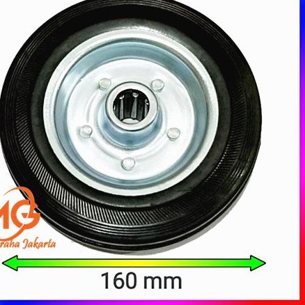 Jual Model Baru Roda Trolley 6 inch Wheel Only/Roda Karet/Roda Lori ...