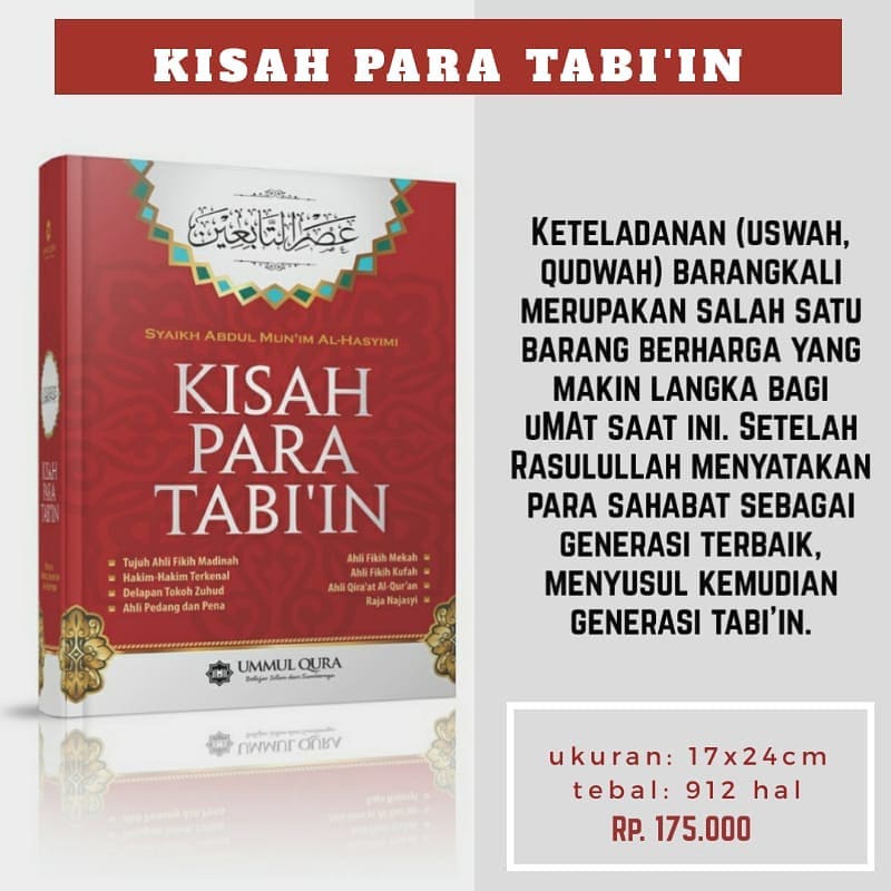 Jual Buku Kisah Para Tabi'in - Ummul Qura | Shopee Indonesia