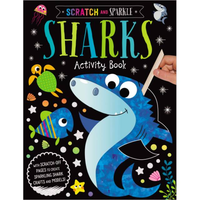 Jual Sharks Activity Book (Scratch and Sparkle) | Shopee Indonesia