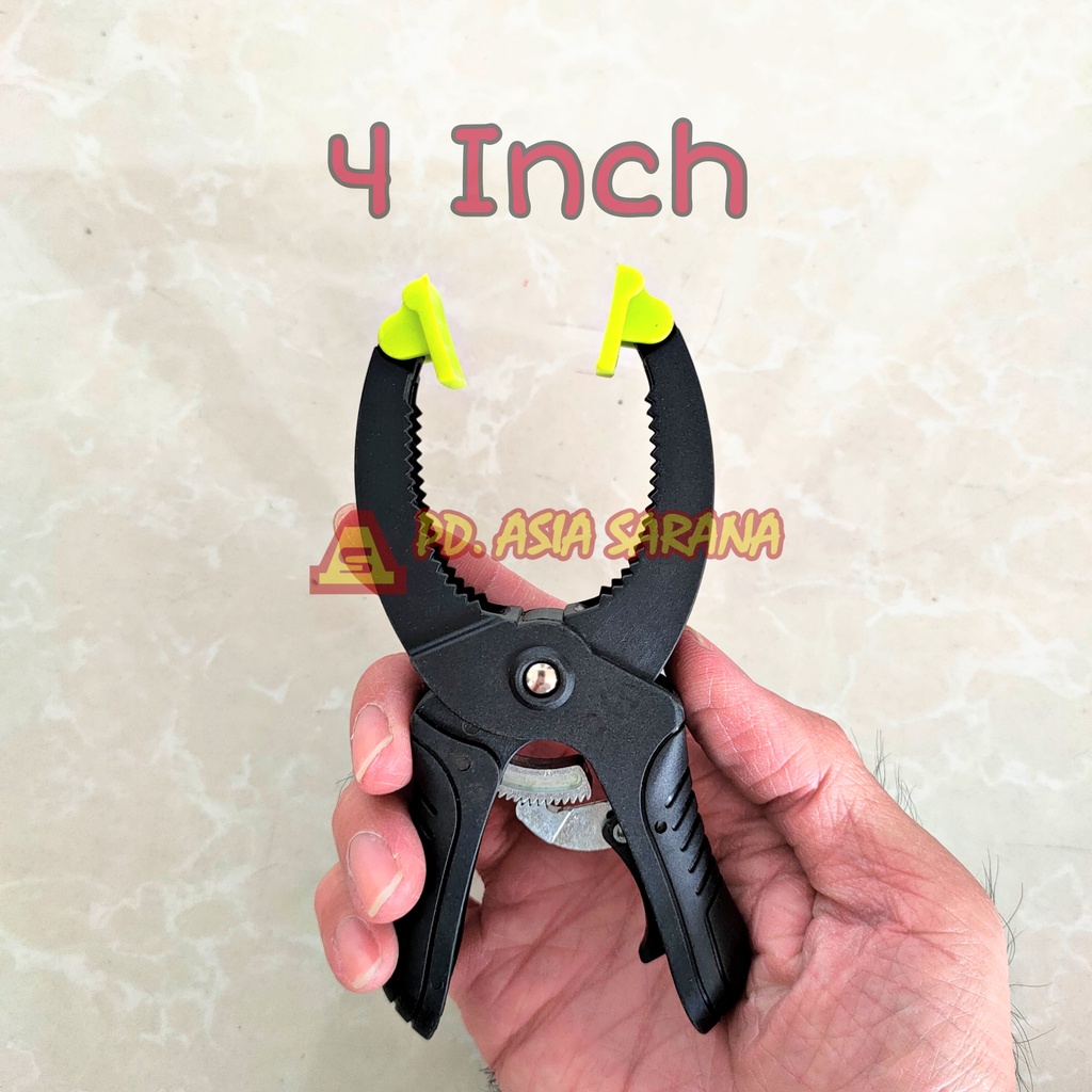 Jual Ratchet Spring Clamp 4" Adjustable Catok Jepit Kayu Klem ENSUNM 4 ...