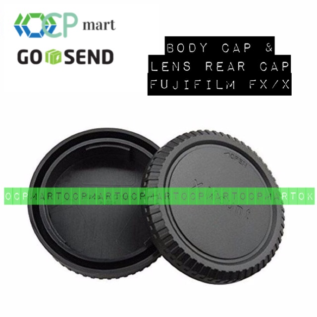 Jual Body Cap & Lens Rear Cap Fujifilm XF Fuji X Tutup lensa X-A3 X-A2 ...