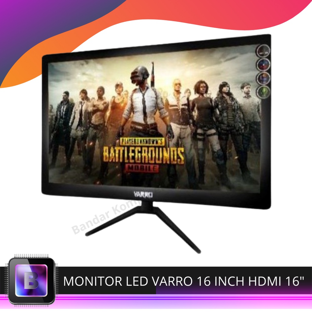 Jual MONITOR LED VARRO 16 INCH HDMI 16" | Shopee Indonesia
