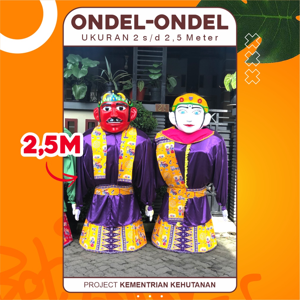 Jual Ondel-ondel 2,5 Meter Batik | Shopee Indonesia