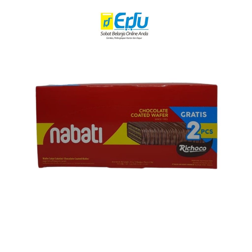 Jual Nabati - Chocolate Coated Wafer Richoco 1 Pack | Shopee Indonesia