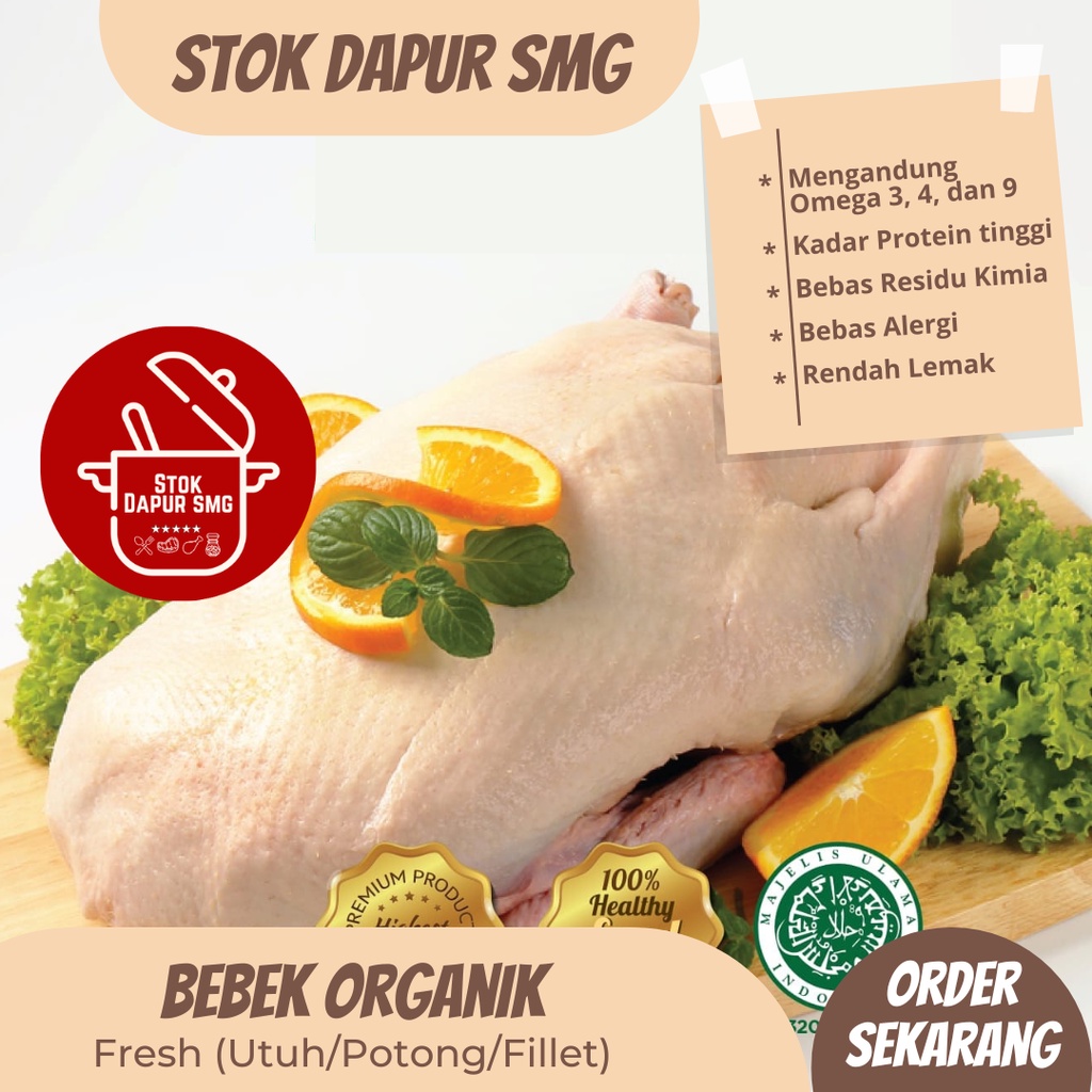 Jual Astamajaya Daging Bebek Organik Segar Beku / Fresh Frozen | Shopee ...
