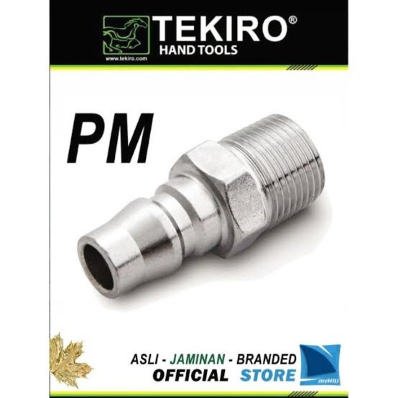 Jual NEPEL SELANG ANGIN TEKIRO PM20 /PM 20 PNEUMATIC FITTING PM 20 TEKIRO / QUICK COUPLER PM20 ...