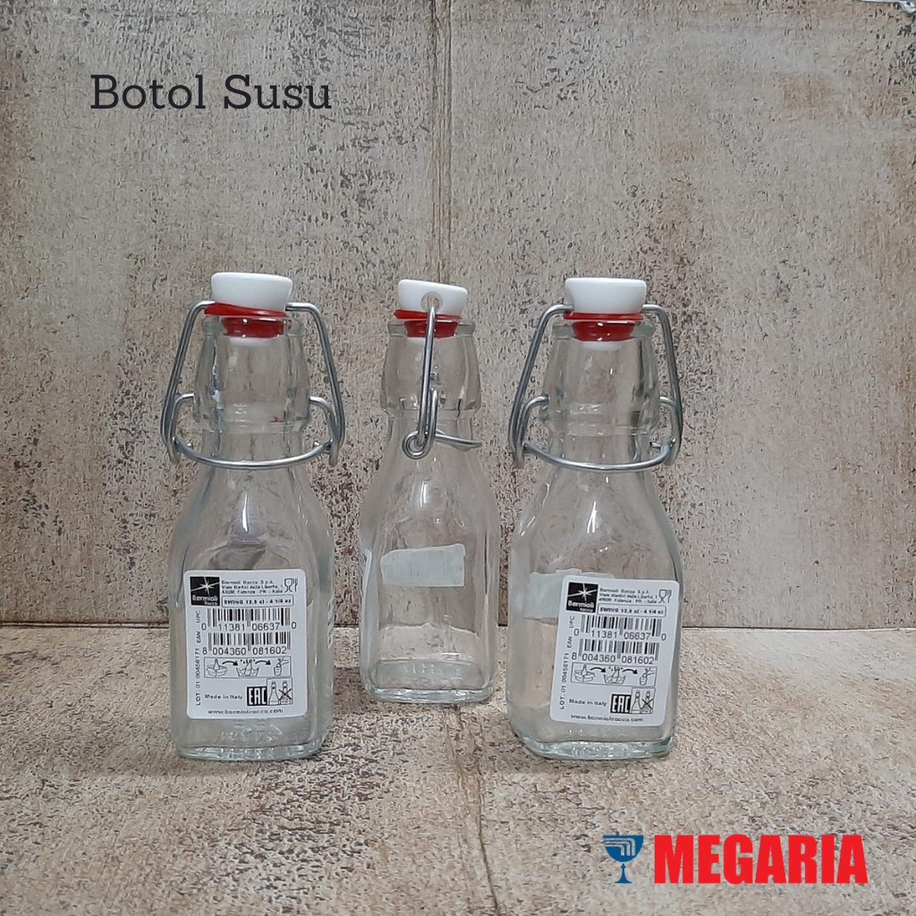 Jual Botol Susu/Air BORMIOLI 125ml Swing Clear 314733 | Shopee Indonesia