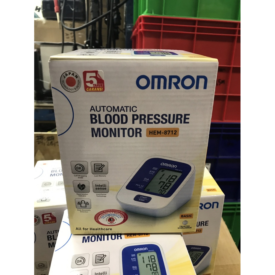 Jual Tensimeter Digital Omron Hem 8712 Omron HEM8712 Original | Shopee ...