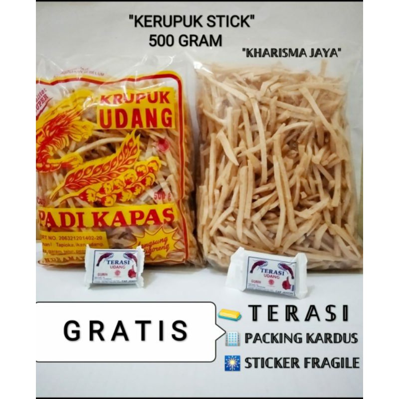 Jual Krupuk udang stik sirian 500g | Shopee Indonesia