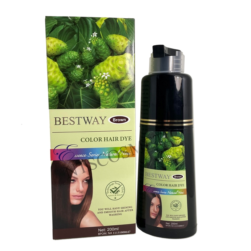 Jual NEW BESTWAY NONI BOTOL MAGIC MIRACLE COLOR HAIR DYE SHAMPOO ...